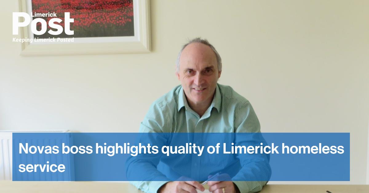 Novas boss highlights quality of Limerick homeless service