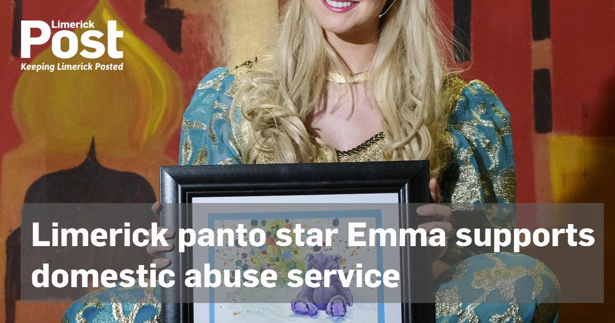 Limerick panto star Emma supports domestic abuse service
