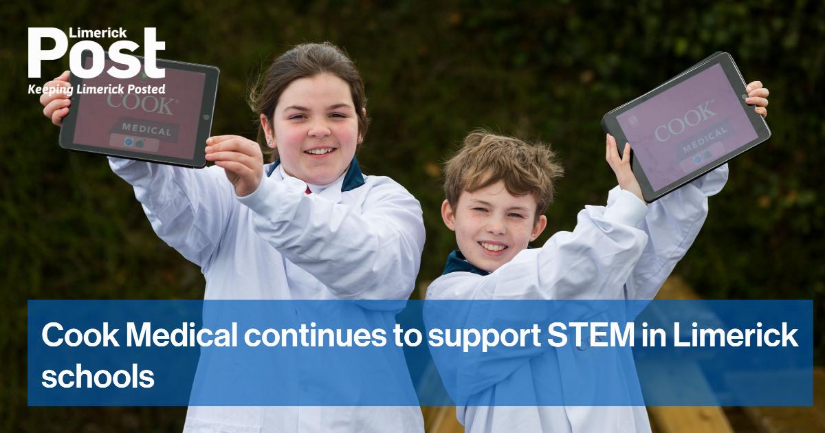 Cook Medical continues to support STEM in Limerick schools