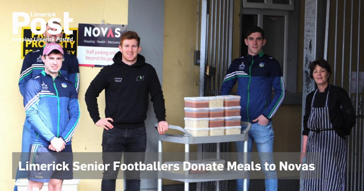 Limerick Senior Footballers Donate Meals to Novas