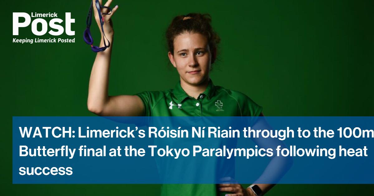 WATCH: Limerick’s Róisín Ní Riain through to the 100m Butterfly final ...