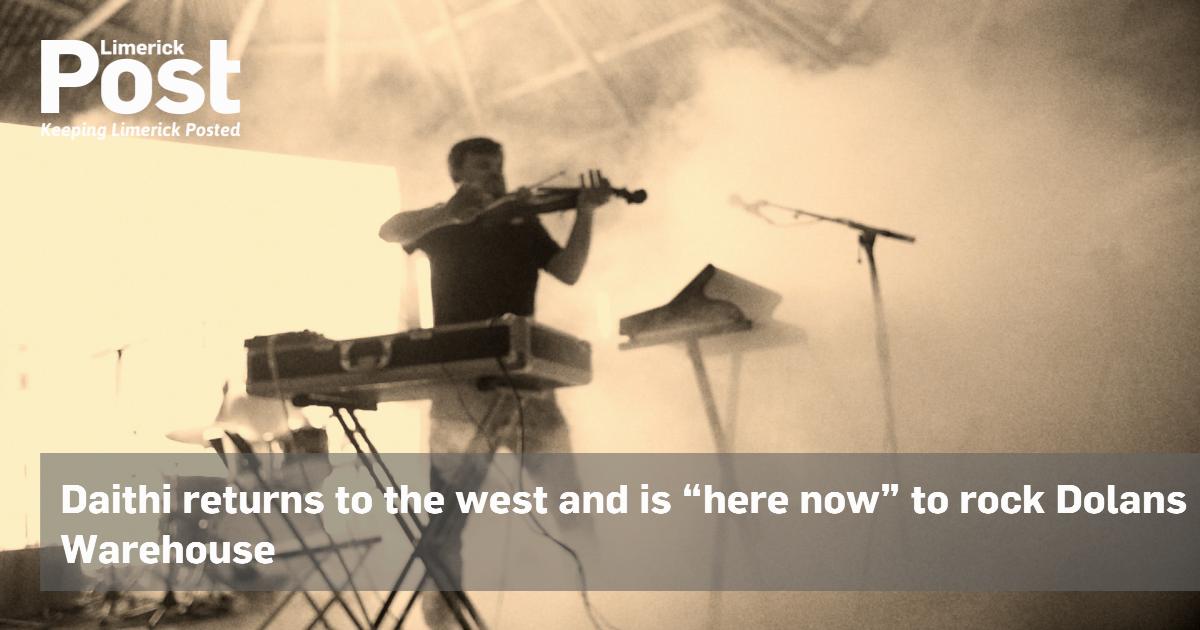 Daithi returns to the west and is “here now” to rock Dolans Warehouse