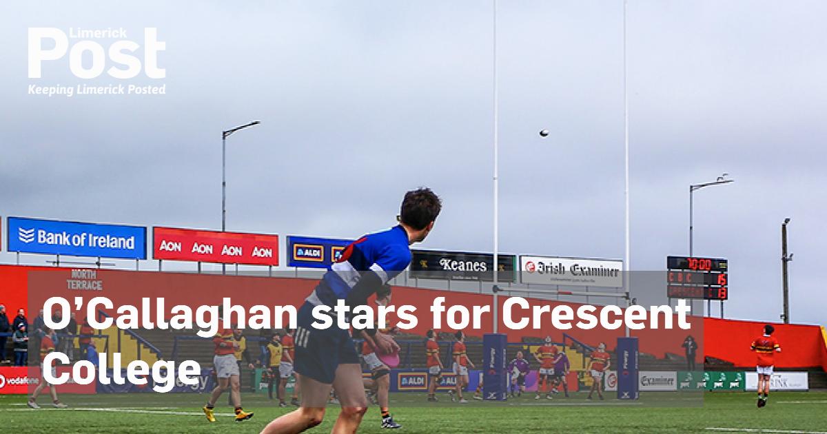 O’Callaghan stars for Crescent College