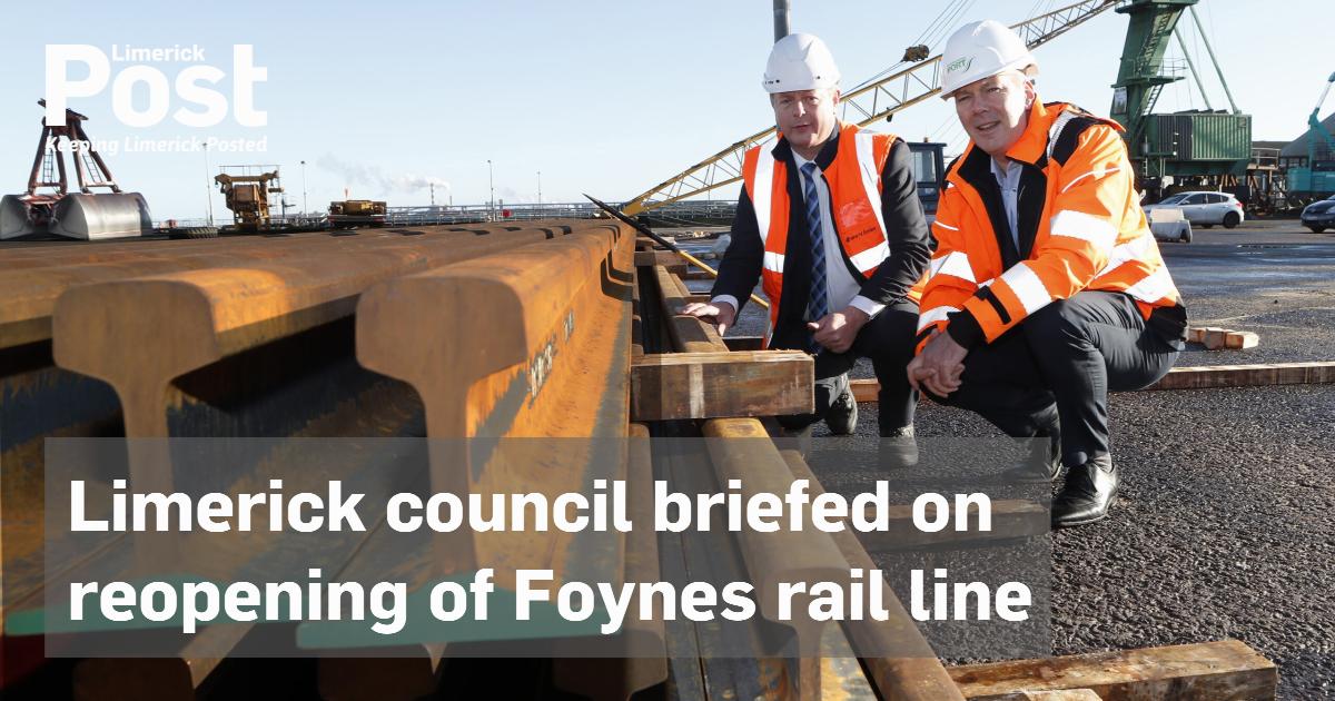 Limerick council briefed on reopening of Foynes rail line