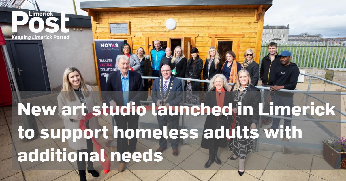 New art studio launched in Limerick to support homeless adults with ...