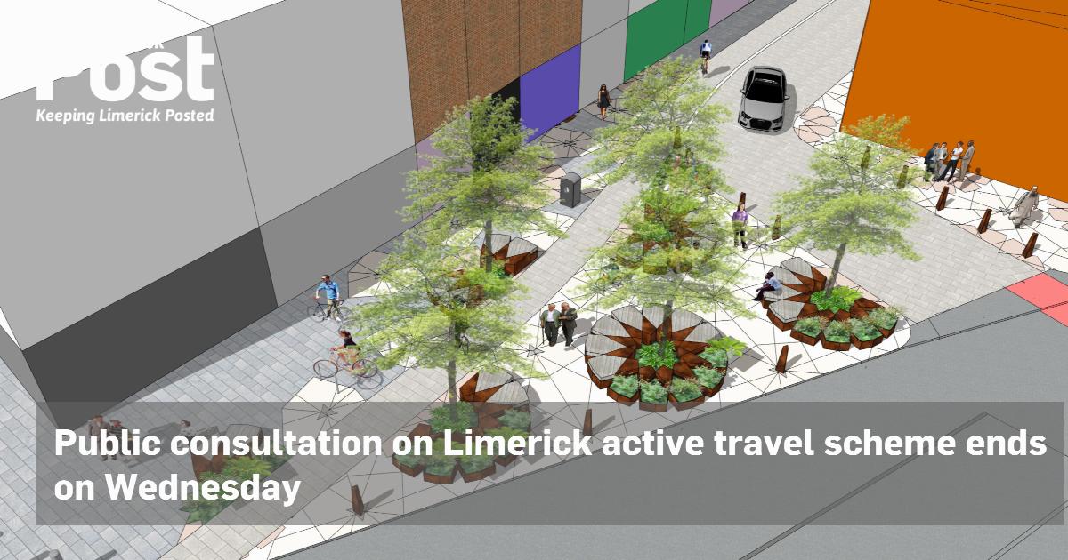 Public consultation on Limerick active travel scheme ends on Wednesday