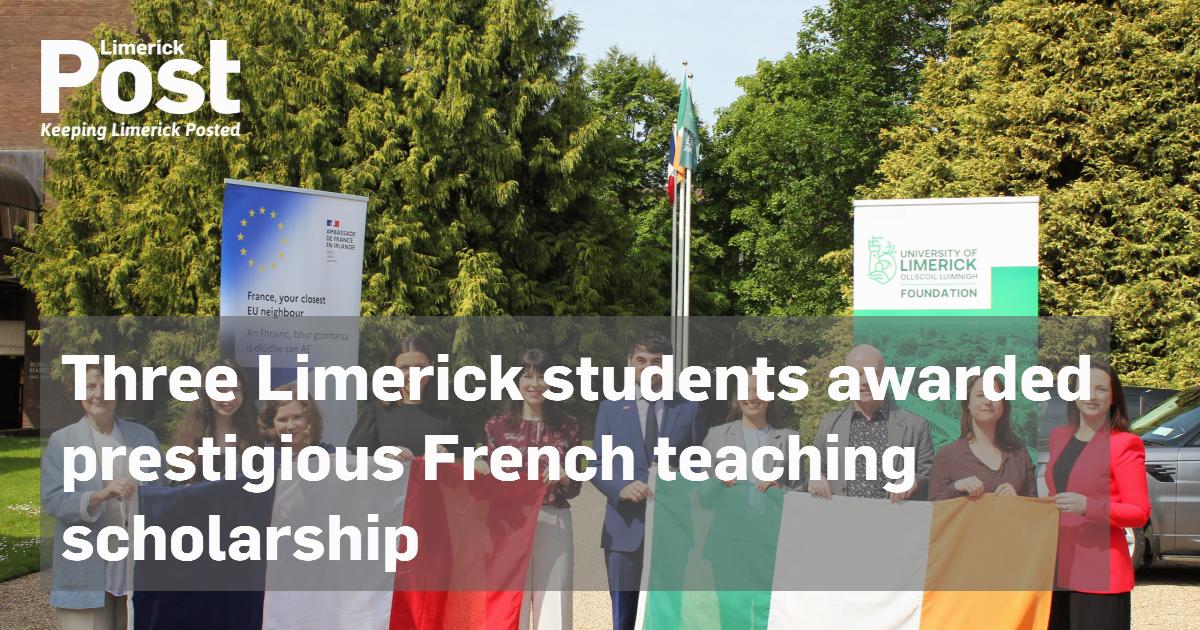 Three Limerick students awarded prestigious French teaching scholarship