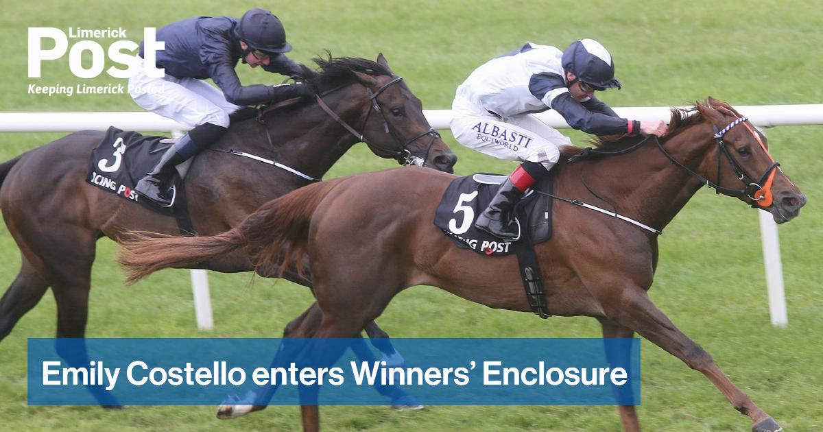 Emily Costello enters Winners’ Enclosure