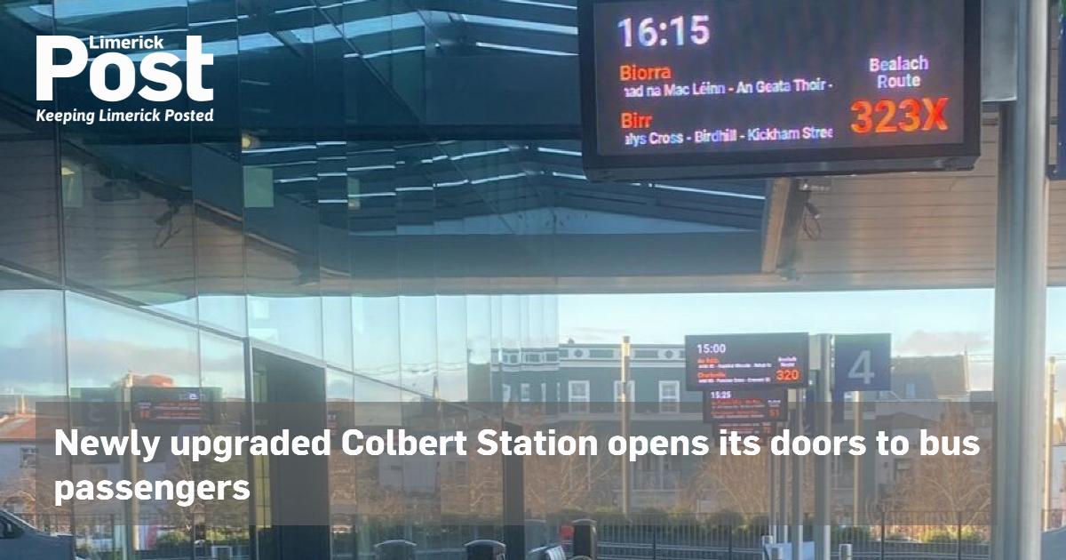 Newly upgraded Colbert Station opens its doors to bus passengers