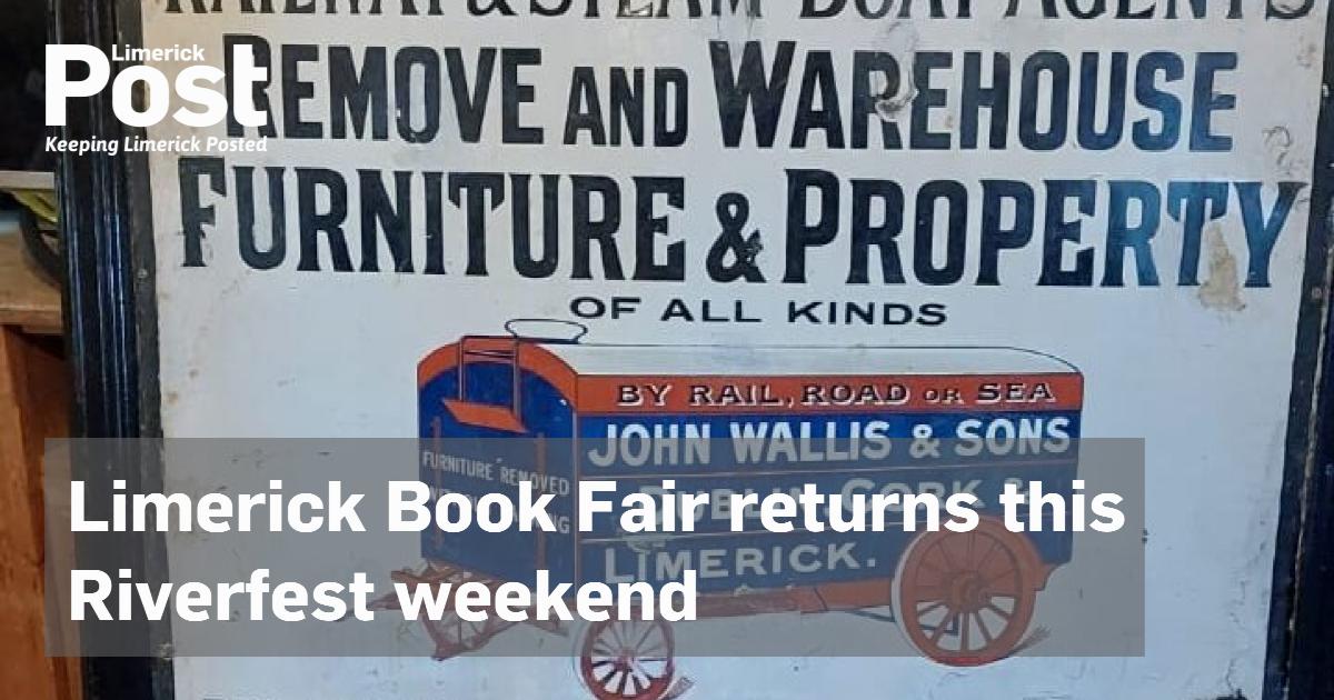 Limerick Book Fair returns this Riverfest weekend