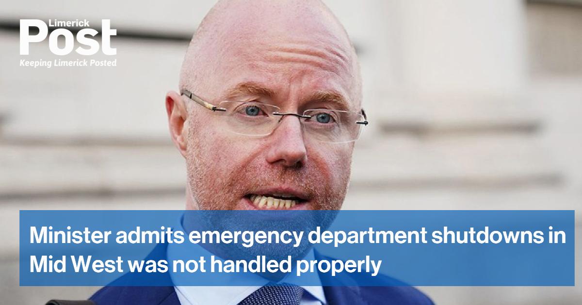 Minister admits emergency department shutdowns in Mid West was not ...