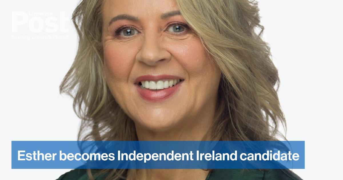 Esther becomes Independent Ireland candidate