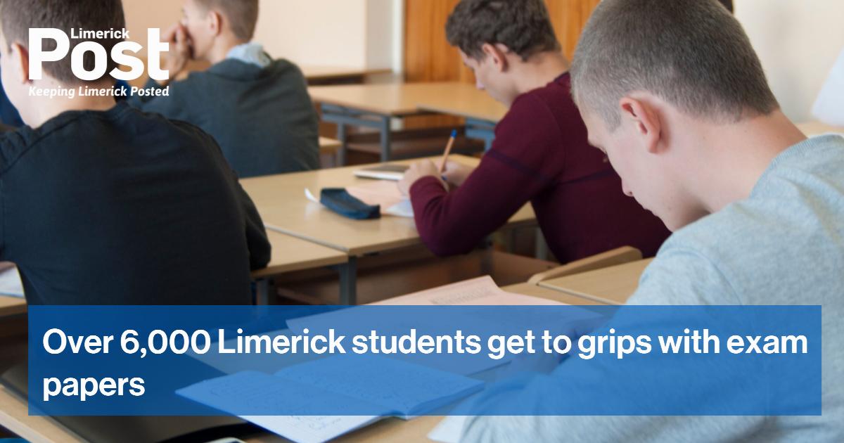 Over 6,000 Limerick students get to grips with exam papers
