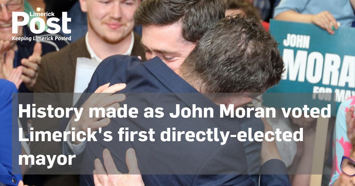 History made as John Moran voted Limerick's first directly-elected mayor