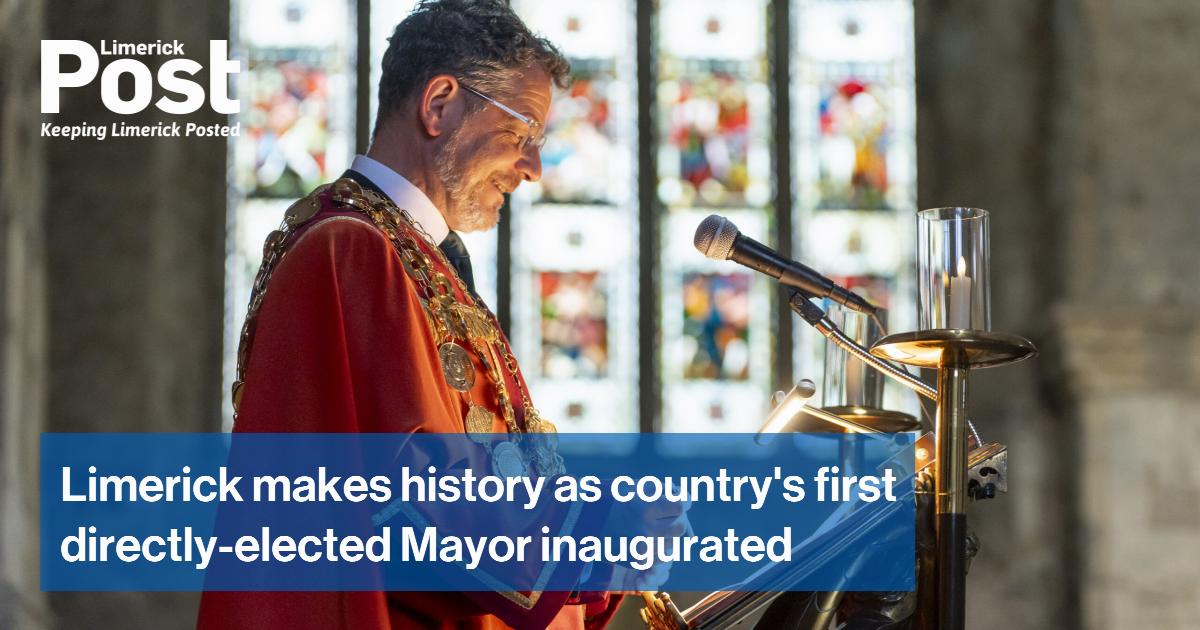 Limerick makes history as country's first directly-elected Mayor ...