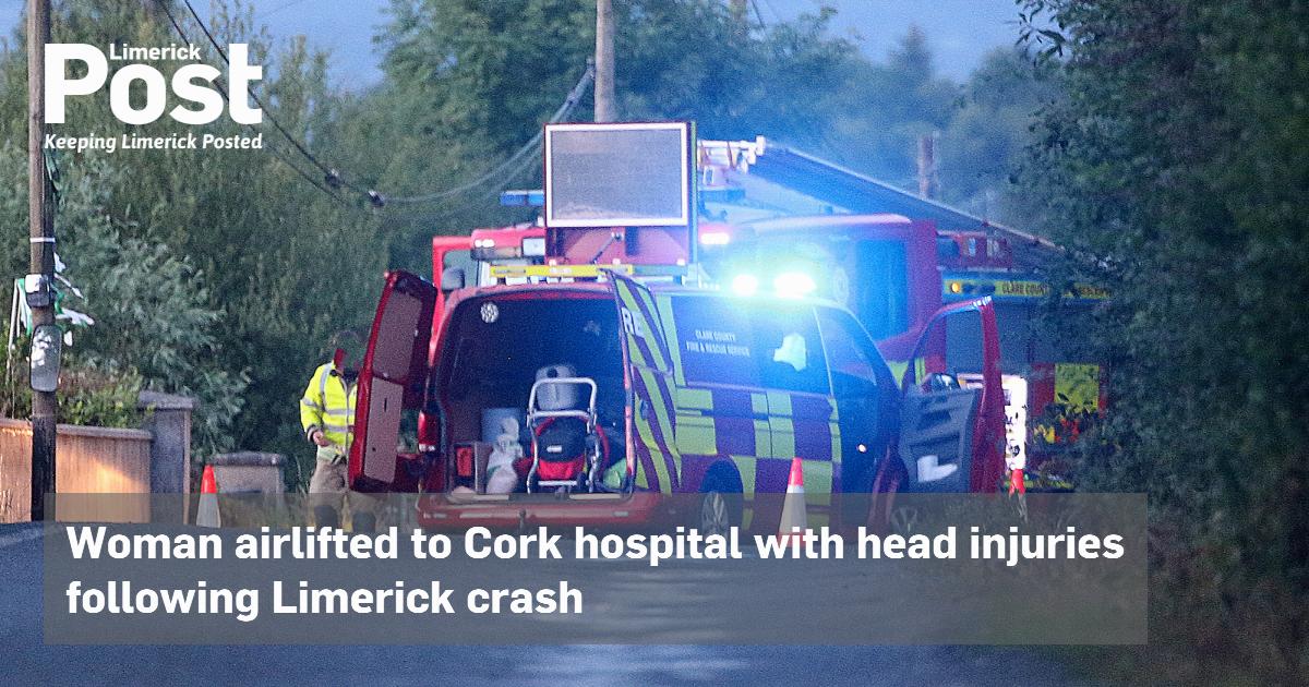 Woman airlifted to Cork hospital with head injuries following Limerick ...