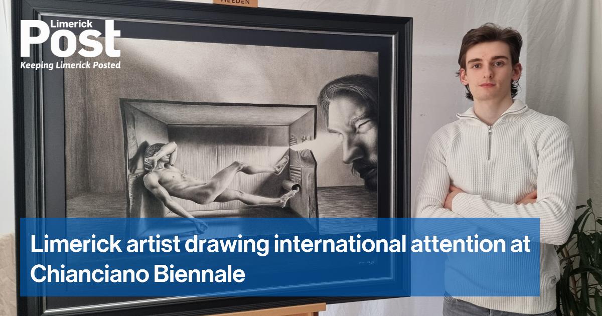 Limerick artist drawing international attention at Chianciano Biennale