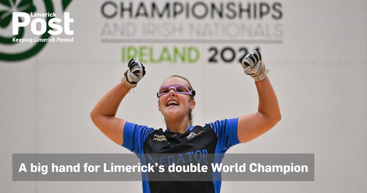 A big hand for Limerick’s double World Champion