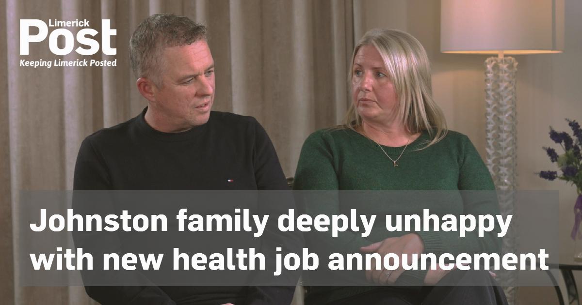Johnston family deeply unhappy with new health job announcement