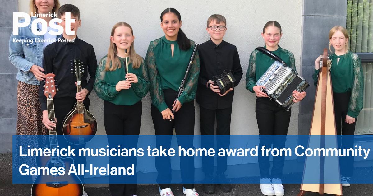 Limerick musicians take home award from Community Games All-Ireland