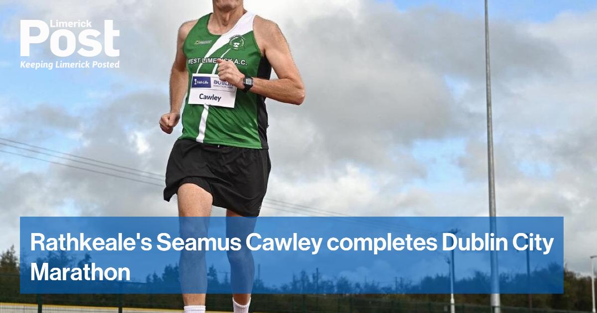 Rathkeale's Seamus Cawley completes Dublin City Marathon