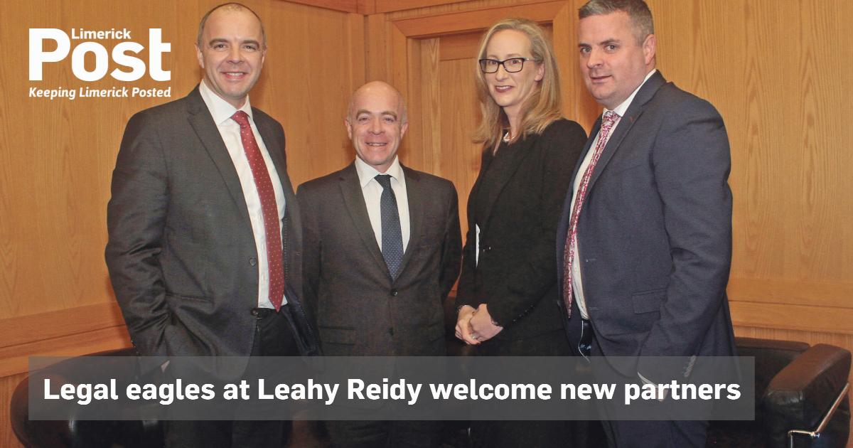 Legal eagles at Leahy Reidy welcome new partners