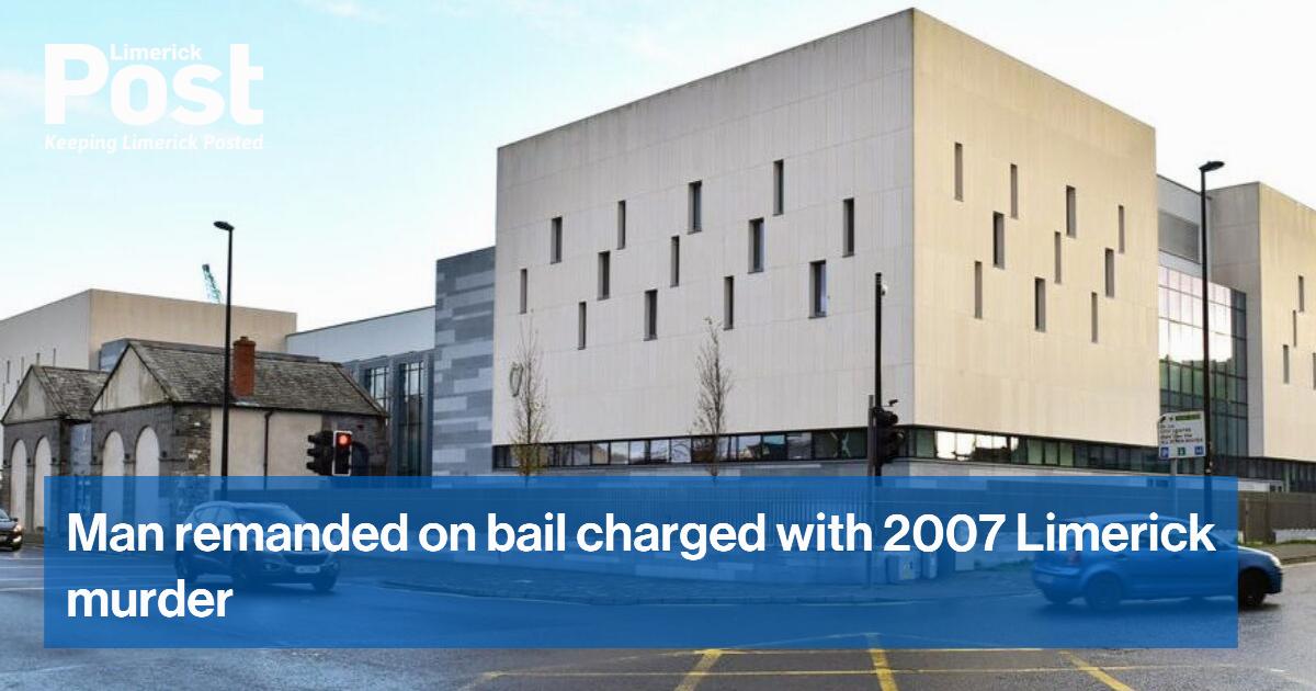 Man remanded on bail charged with 2007 Limerick murder