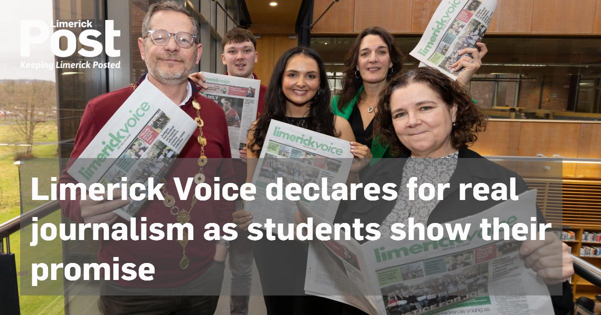 Limerick Voice declares for real journalism as students show their promise