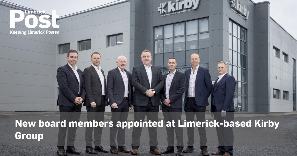 New board members appointed at Limerick-based Kirby Group