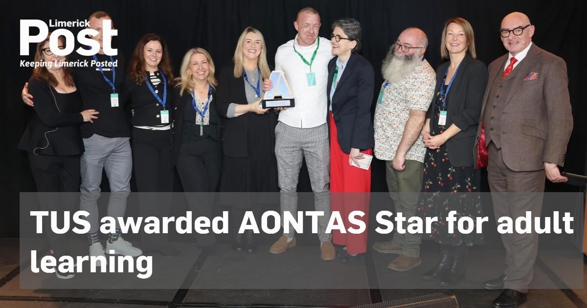 TUS awarded AONTAS Star for adult learning