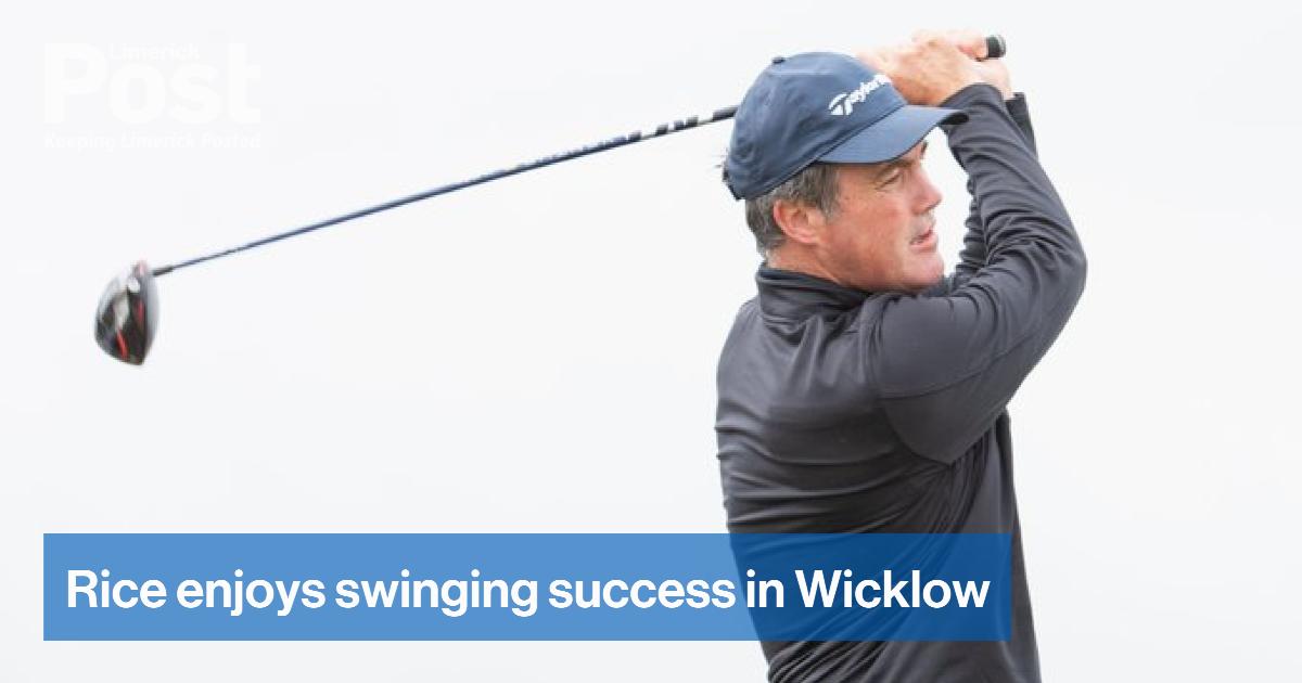 Rice enjoys swinging success in Wicklow