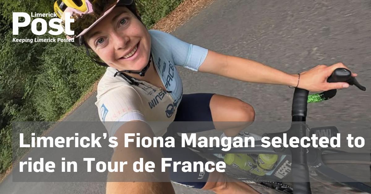 Limerick’s Fiona Mangan selected to ride in Tour de France