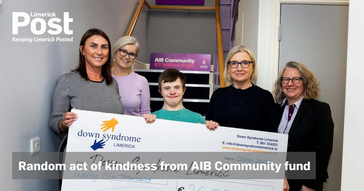 Random act of kindness from AIB Community fund