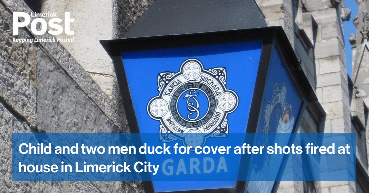 Child and two men duck for cover after shots fired at house in Limerick ...