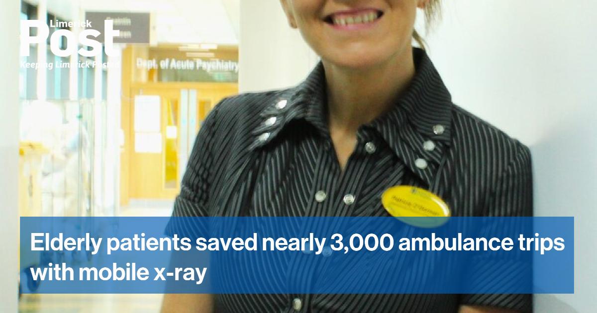 Elderly patients saved nearly 3,000 ambulance trips with mobile x-ray