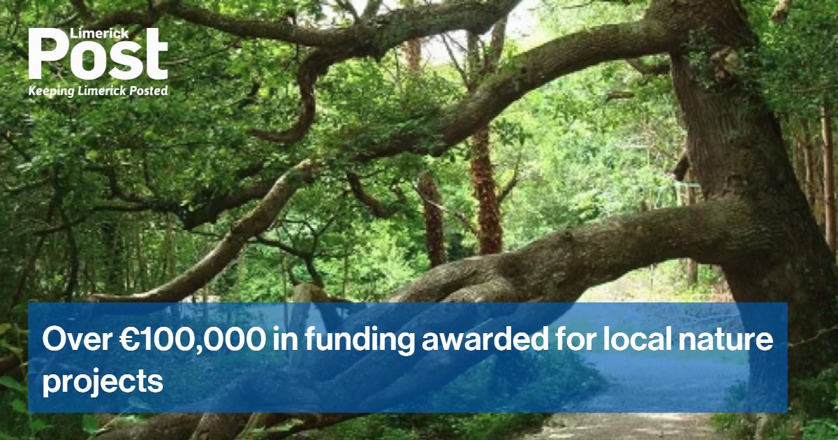 Over €100,000 in funding awarded for local nature projects