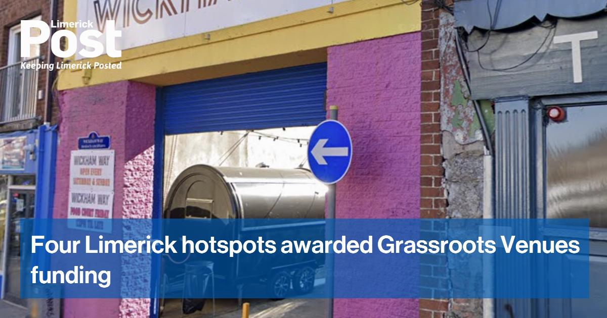 Four Limerick hotspots awarded Grassroots Venues funding