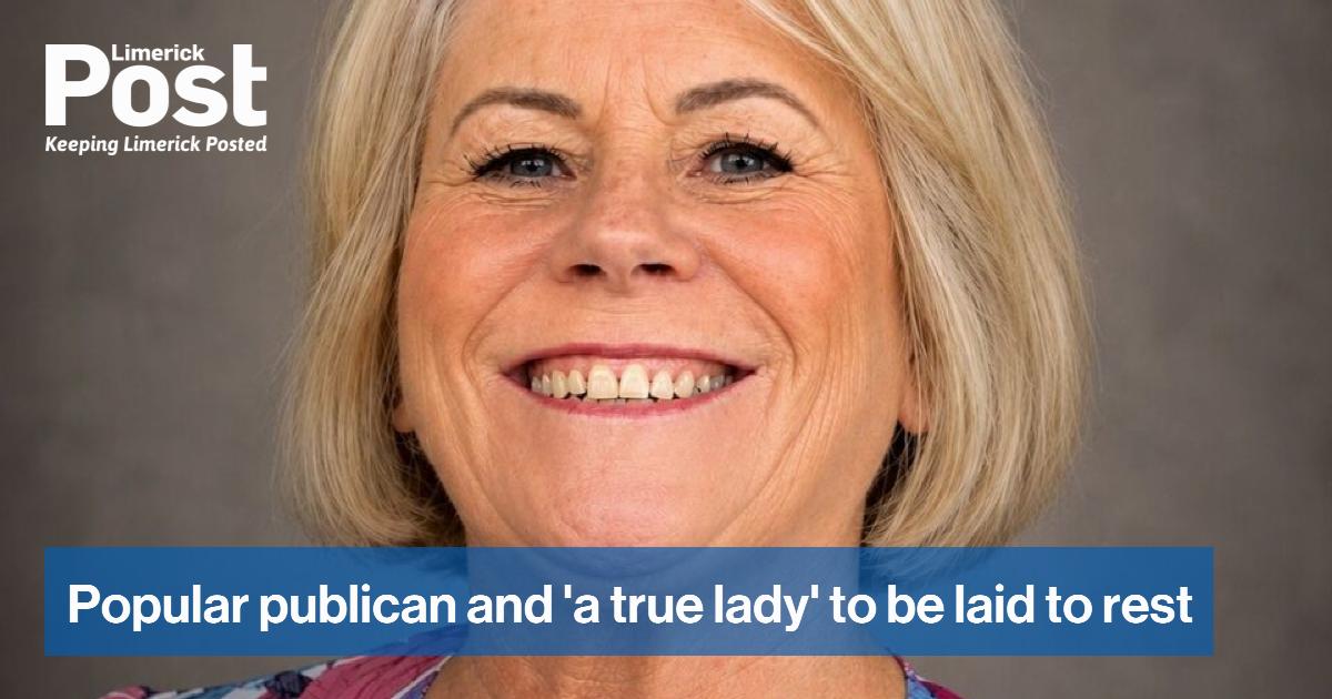 Popular publican and 'a true lady' to be laid to rest