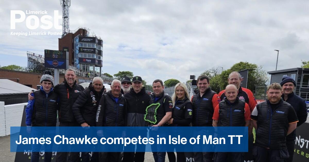 James Chawke competes in Isle of Man TT