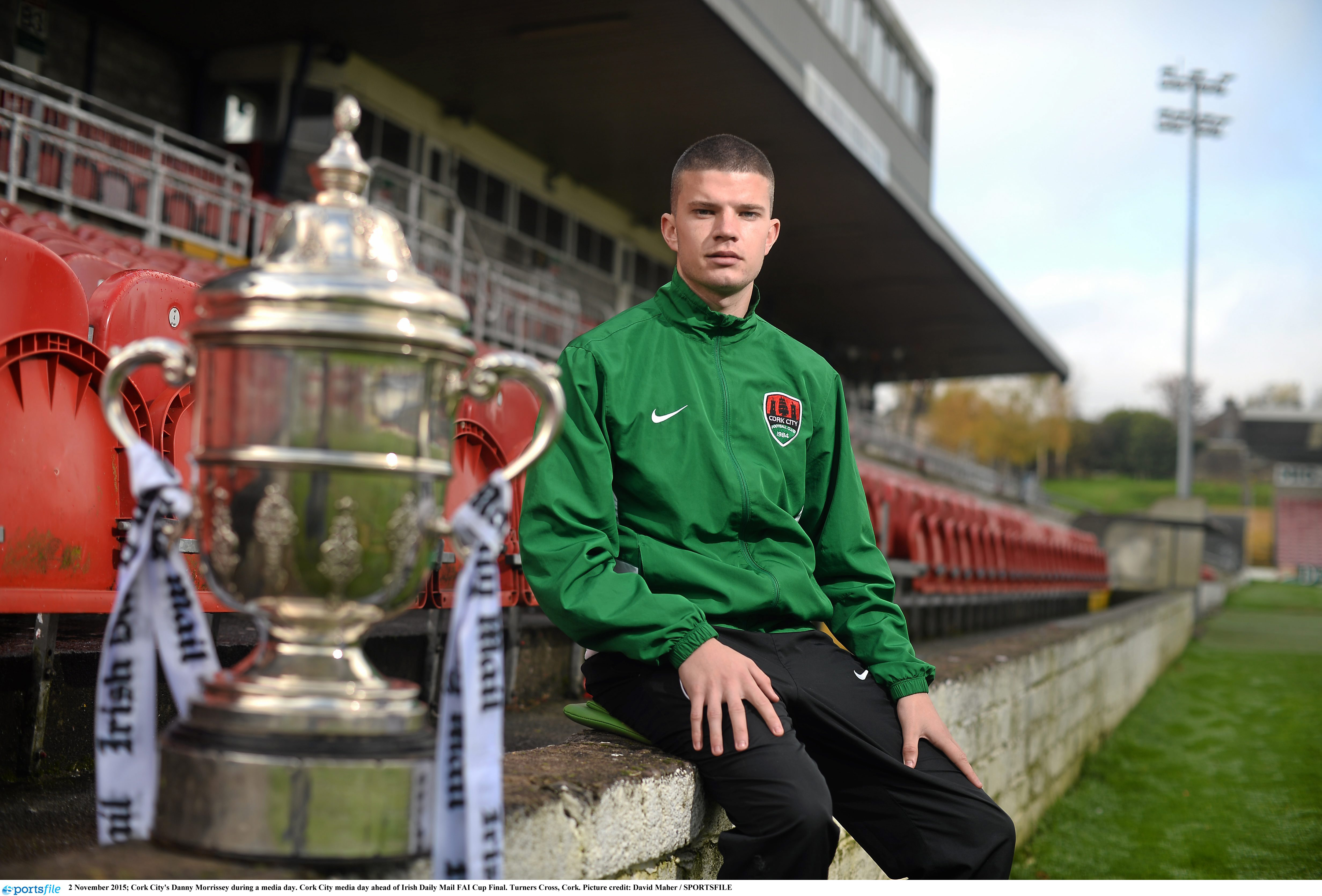 Finn Harp's Morrissey makes his way to Limerick's Markets Field