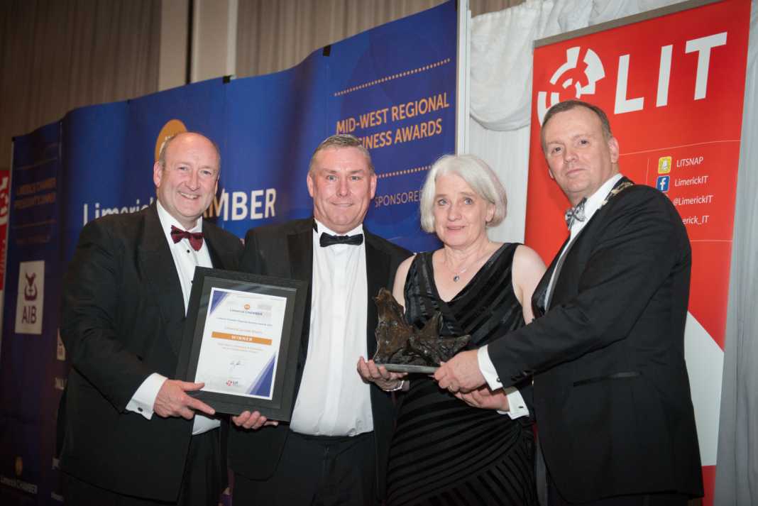 Top businesses honoured at Limerick Chamber awards
