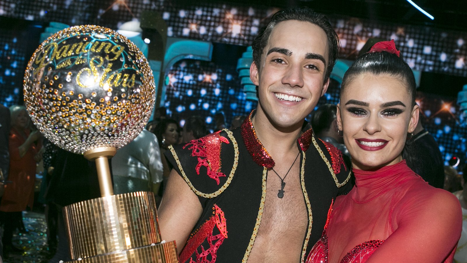 Dancing with the Stars winner Jake Carter celebrates in Limerick