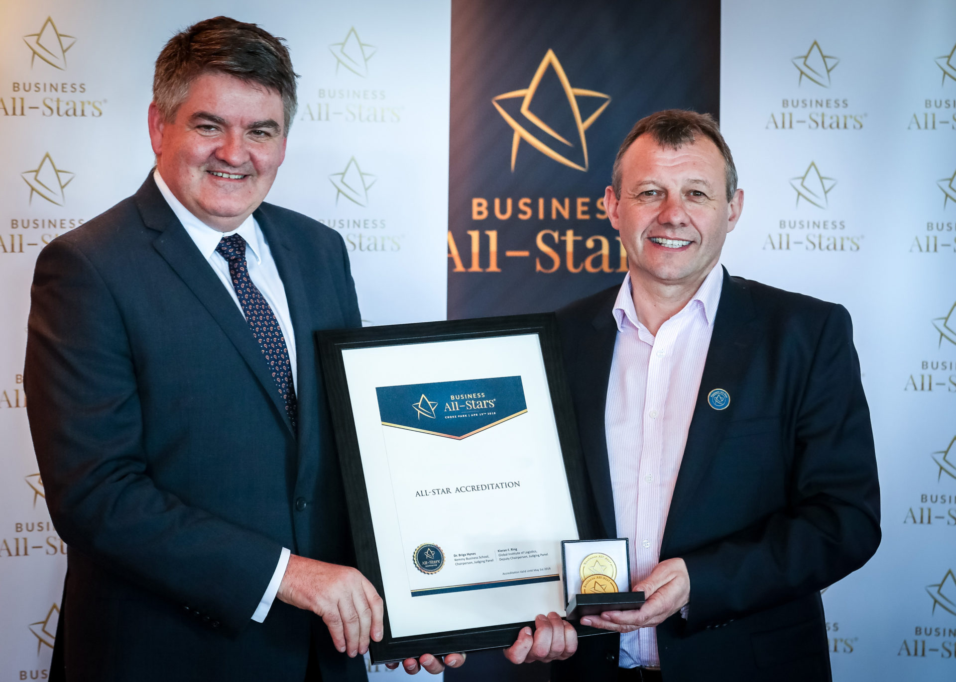 Two Limerick business people recognised at Croke Park