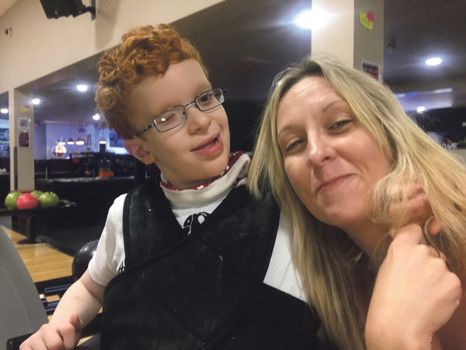 Rebecca’s four runs for son Adam