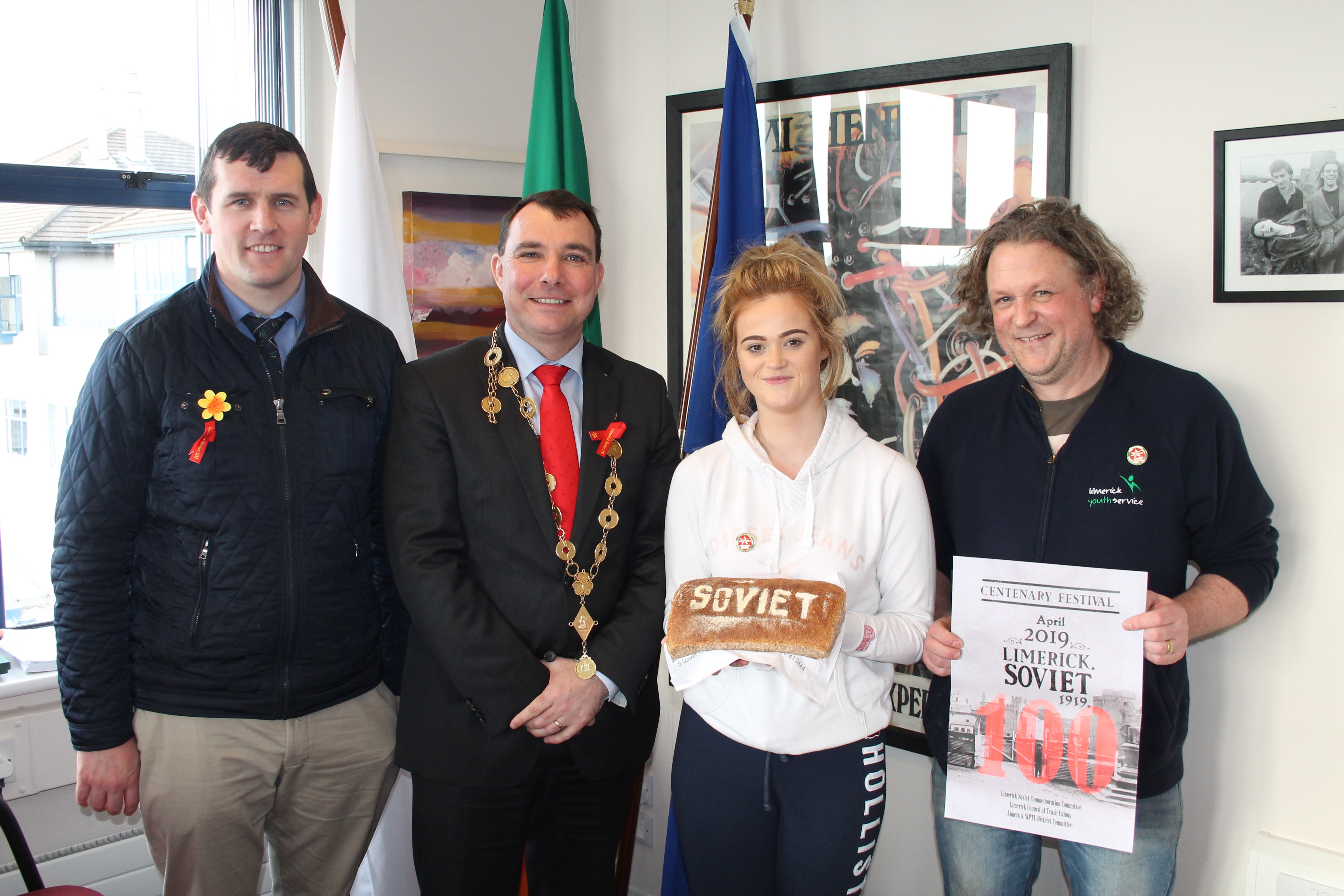 Limerick Youth Service bakers create a special 'Soviet Loaf'