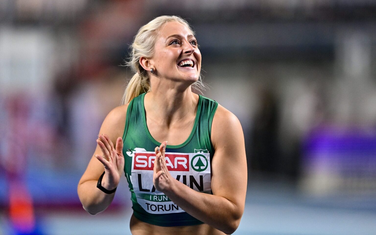 Sarah Lavin secures sixth national title in 60m hurdles