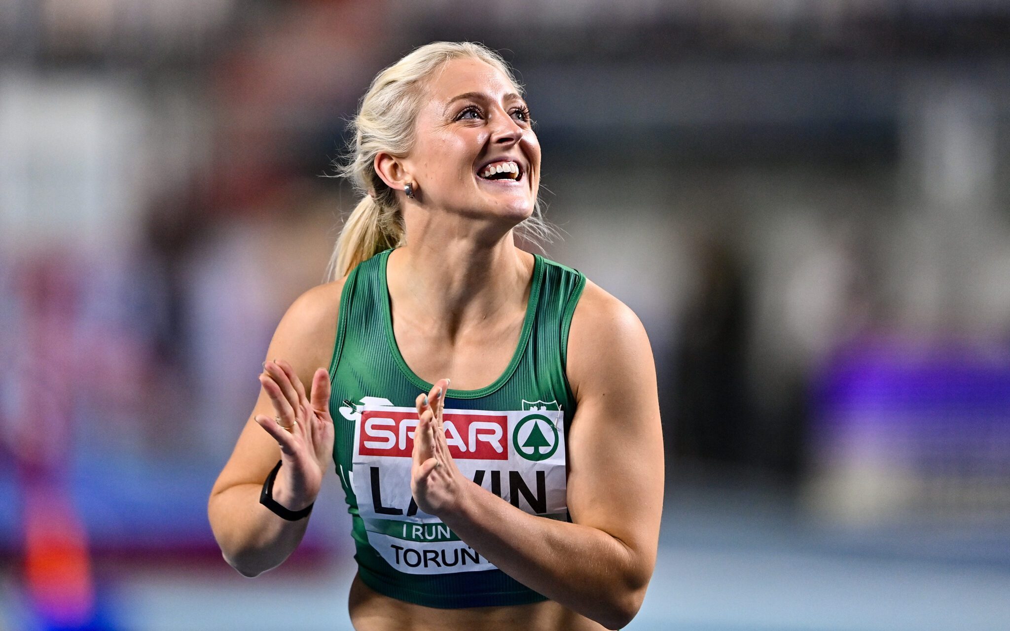 Sarah Lavin secures sixth national title in 60m hurdles