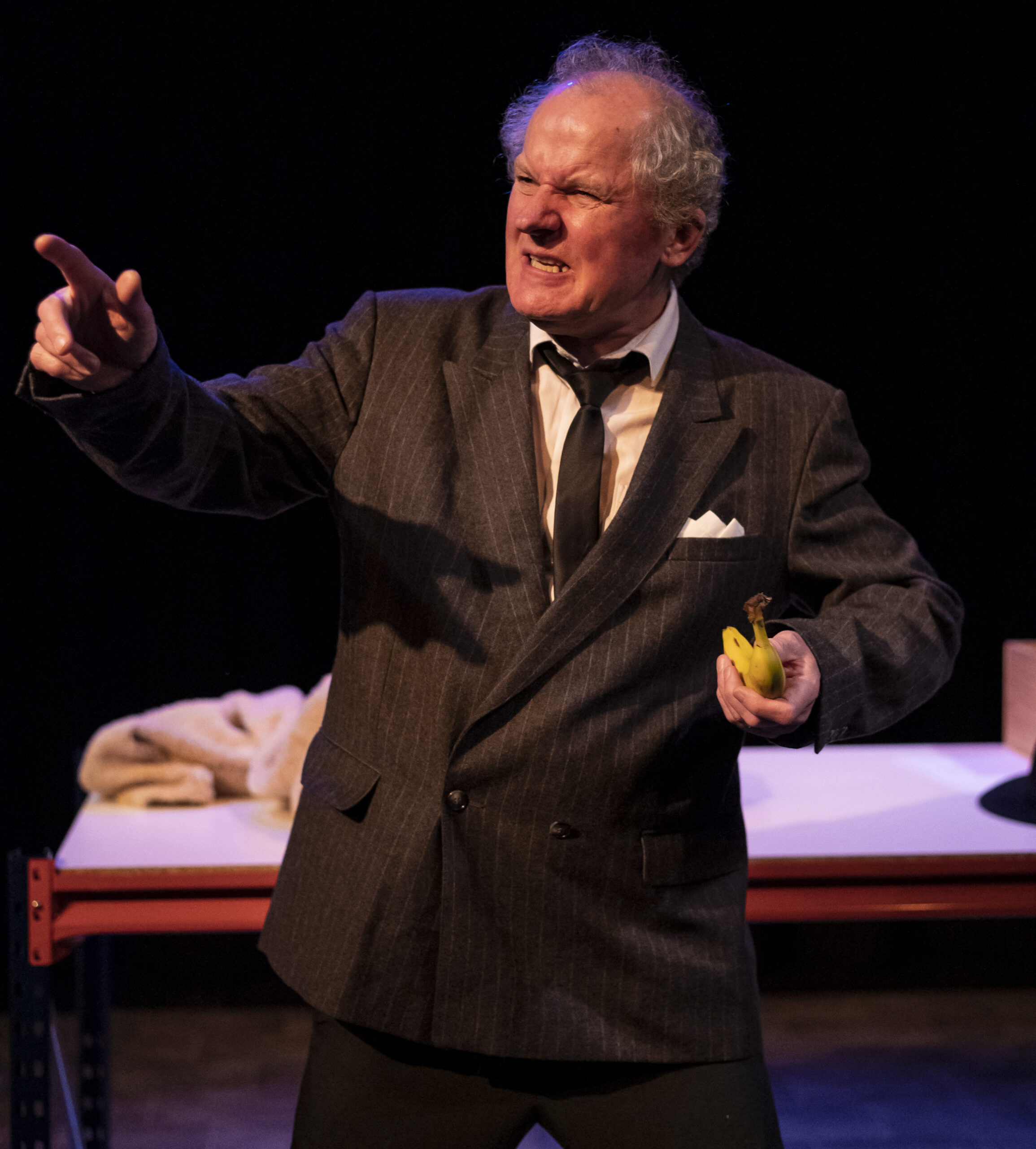 A man, a banana and a tape recorder…and a bomb!