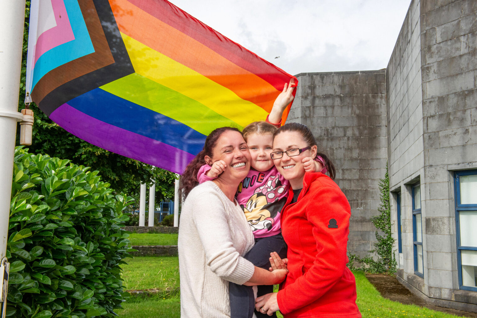 City embraces LGBTQ+ community with flag-raising ceremony at City Hall