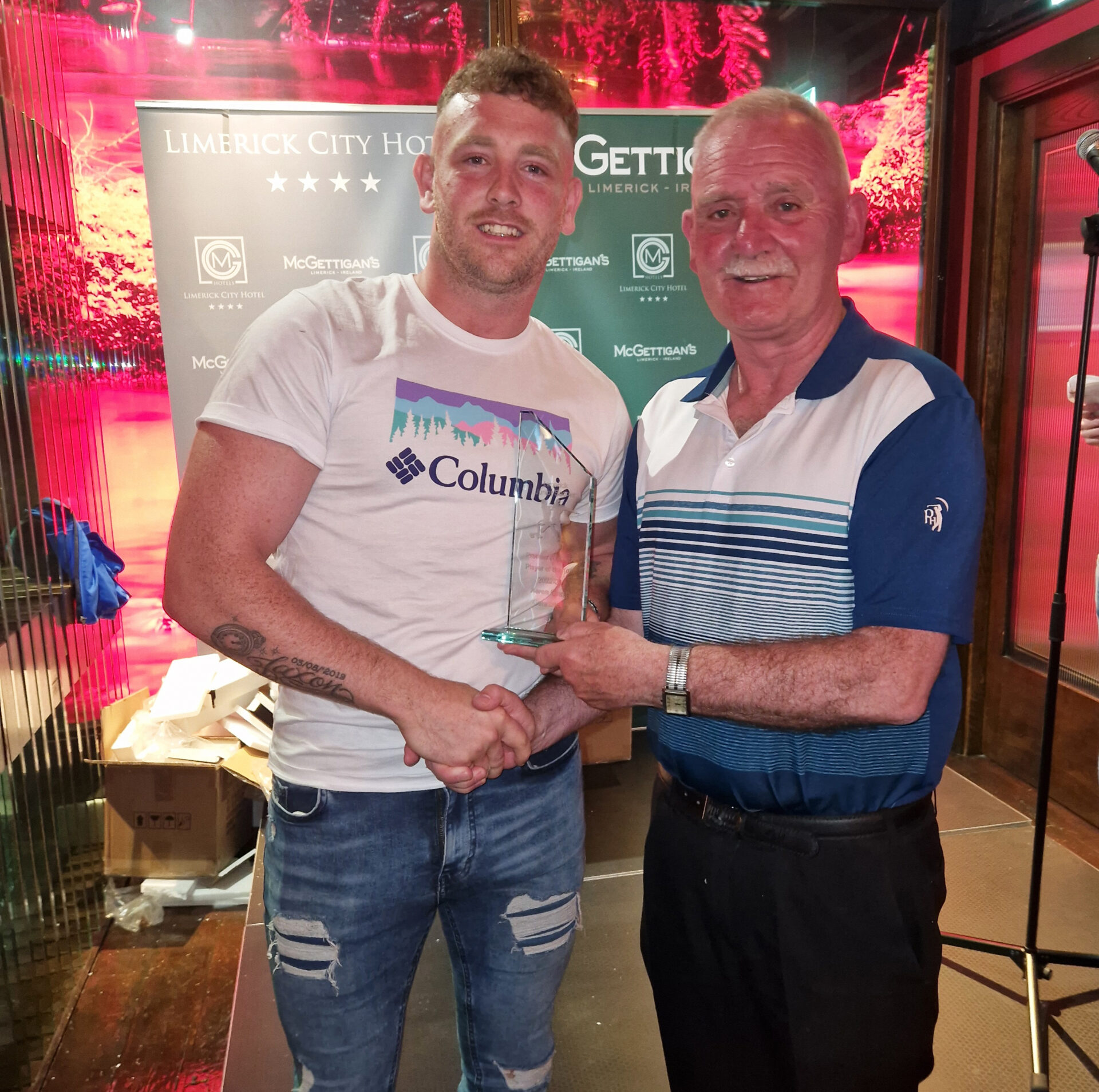 Awards presented in District and Desmond Leagues